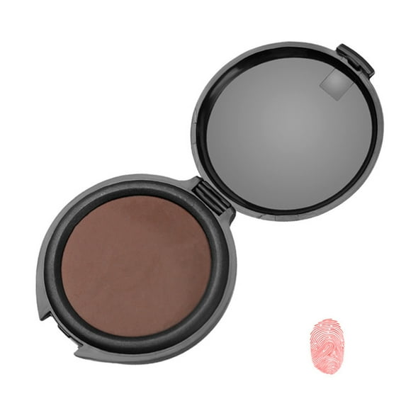 Portable Fingerprint Ink Pad Compact Thumbprint Stamp Pad for Craft ...