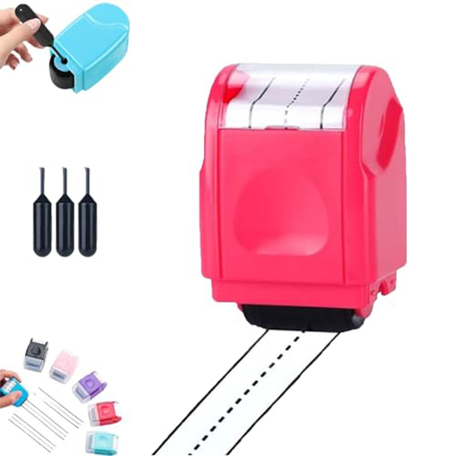 Supplies Track Stamp Self Inking Line Road Stamp Roller for Handwriting ...