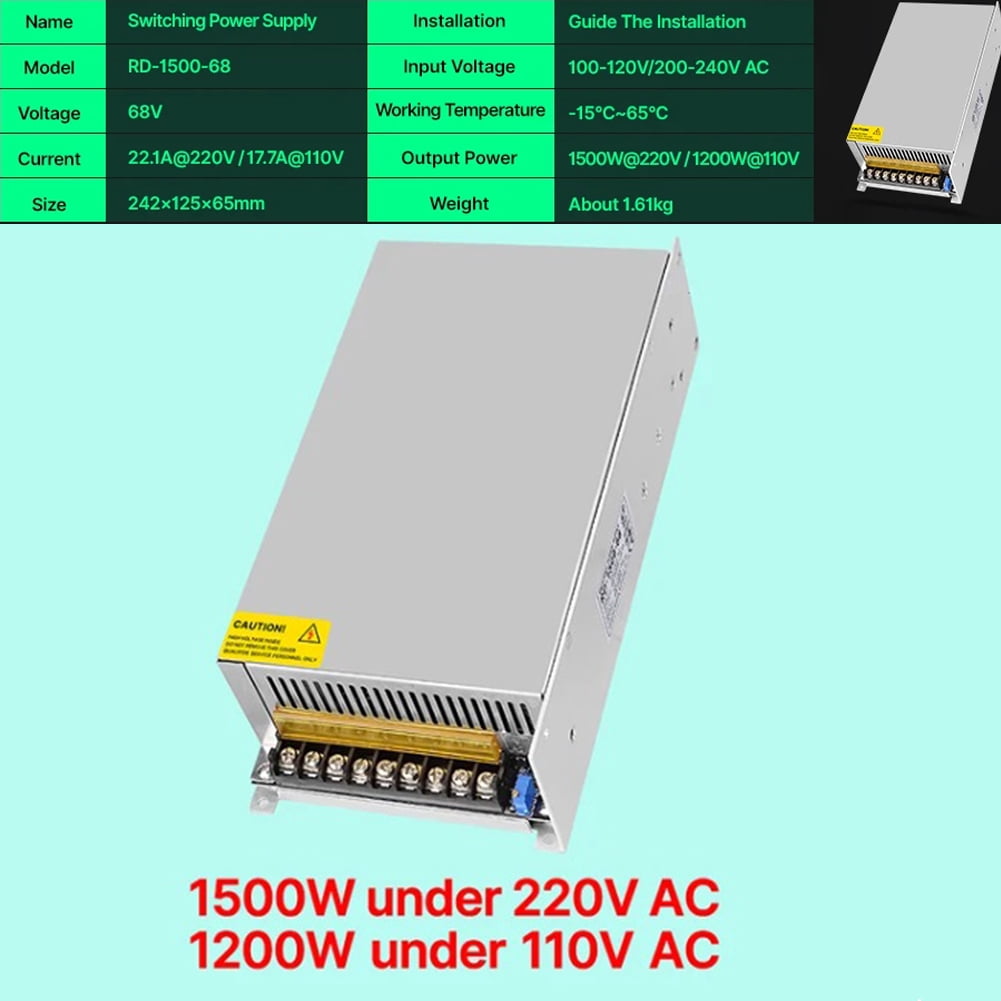 Supply,1500w Psu Portable 1500w Convenient 1500w Convenient - Walmart.com