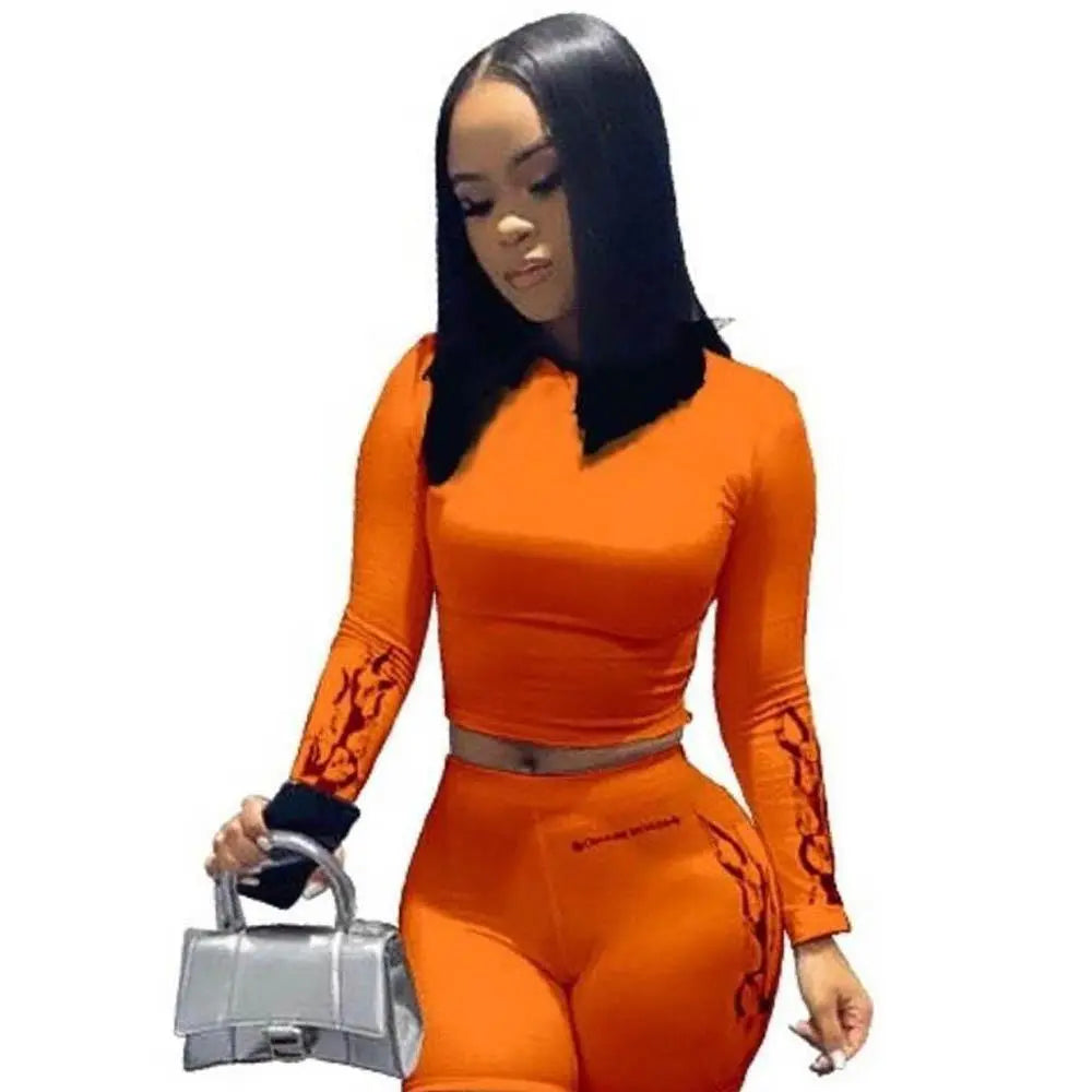 Supply Demand Women Drip Star Top Orange - Walmart.com
