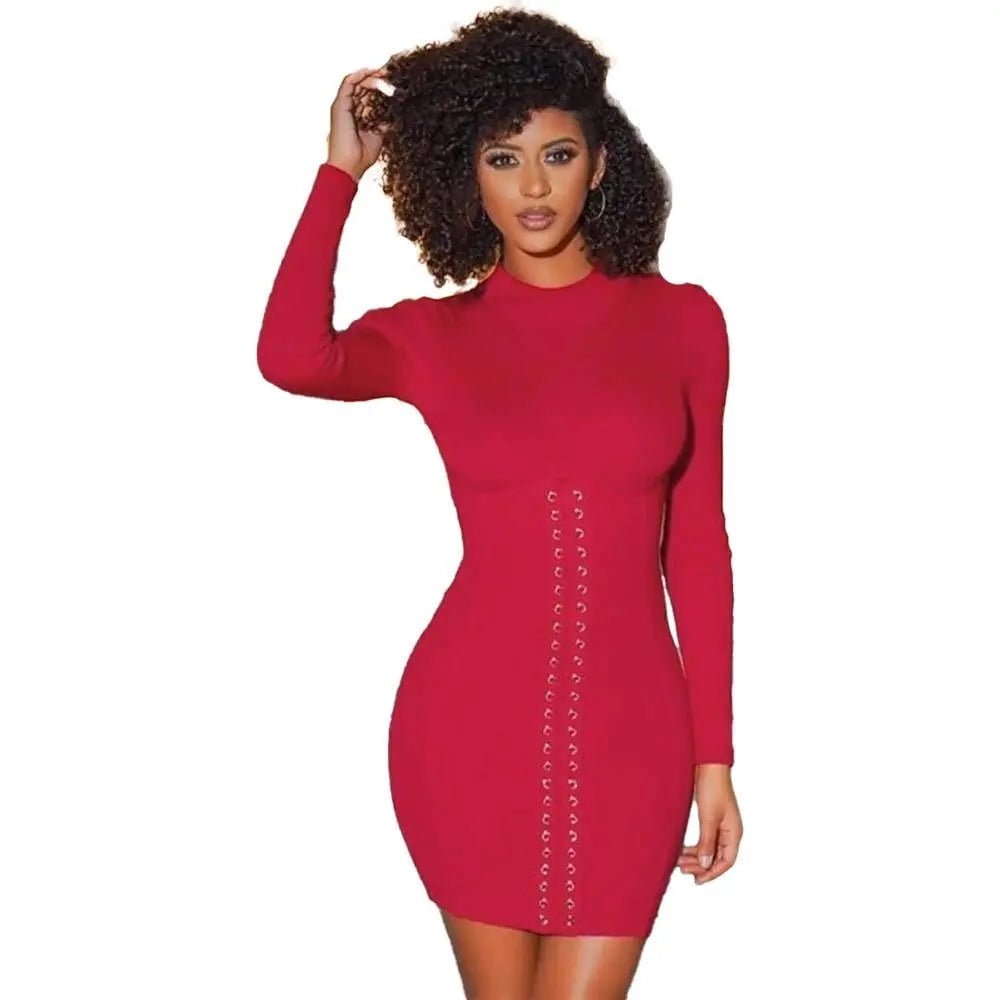 Supply Demand Women String BodySuit Dress Red - Walmart.com