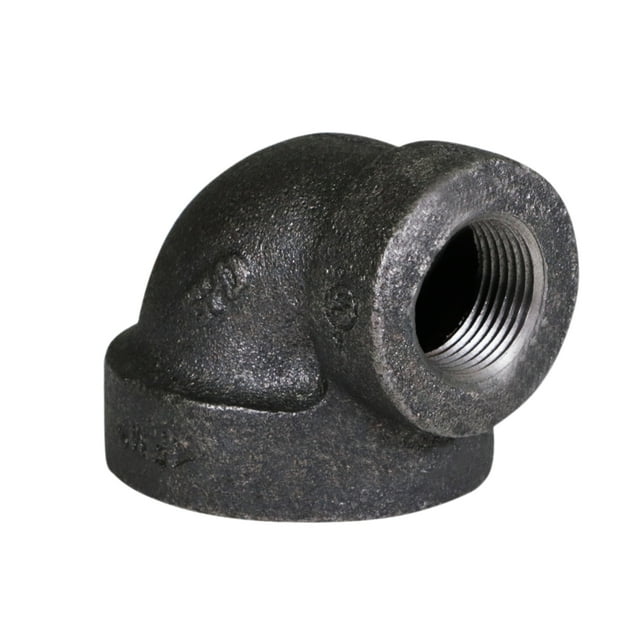 Supply Giant 2" x 1-1/4" 90 Degree Black Pipe Fitting Reducing Street Elbow Cast Iron - Walmart.com