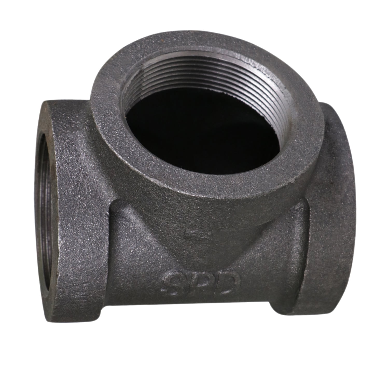 Supply Giant 4" Black Pipe Fitting Tee for Industrial Piping or DIY ...