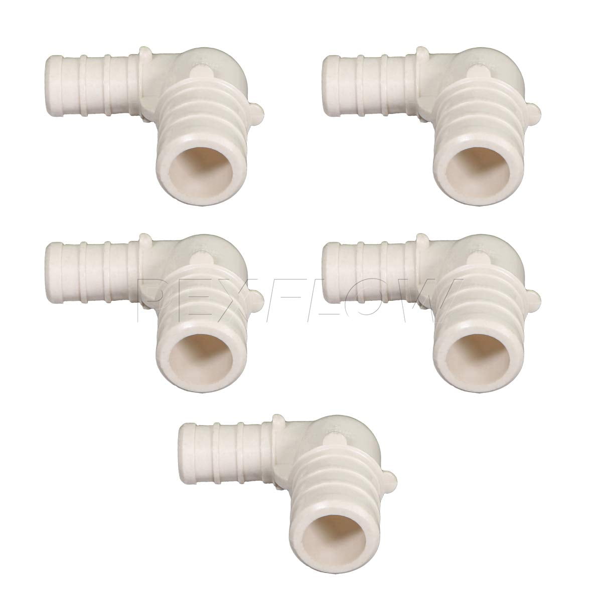 Supply Giant 5-3412PPRL Plastic PEX Poly Alloy 90 Degree Elbow Barb ...