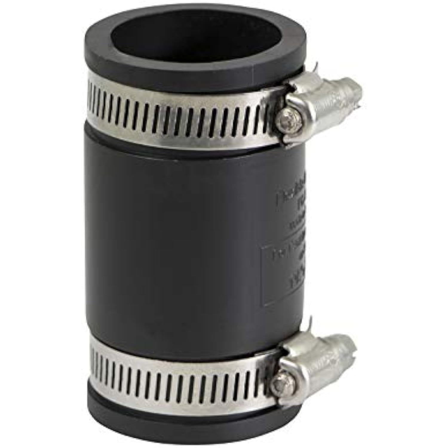 Supply Giant 6I45 Flexible Pvc Coupling with Stainless Steel Clamps, 1 ...