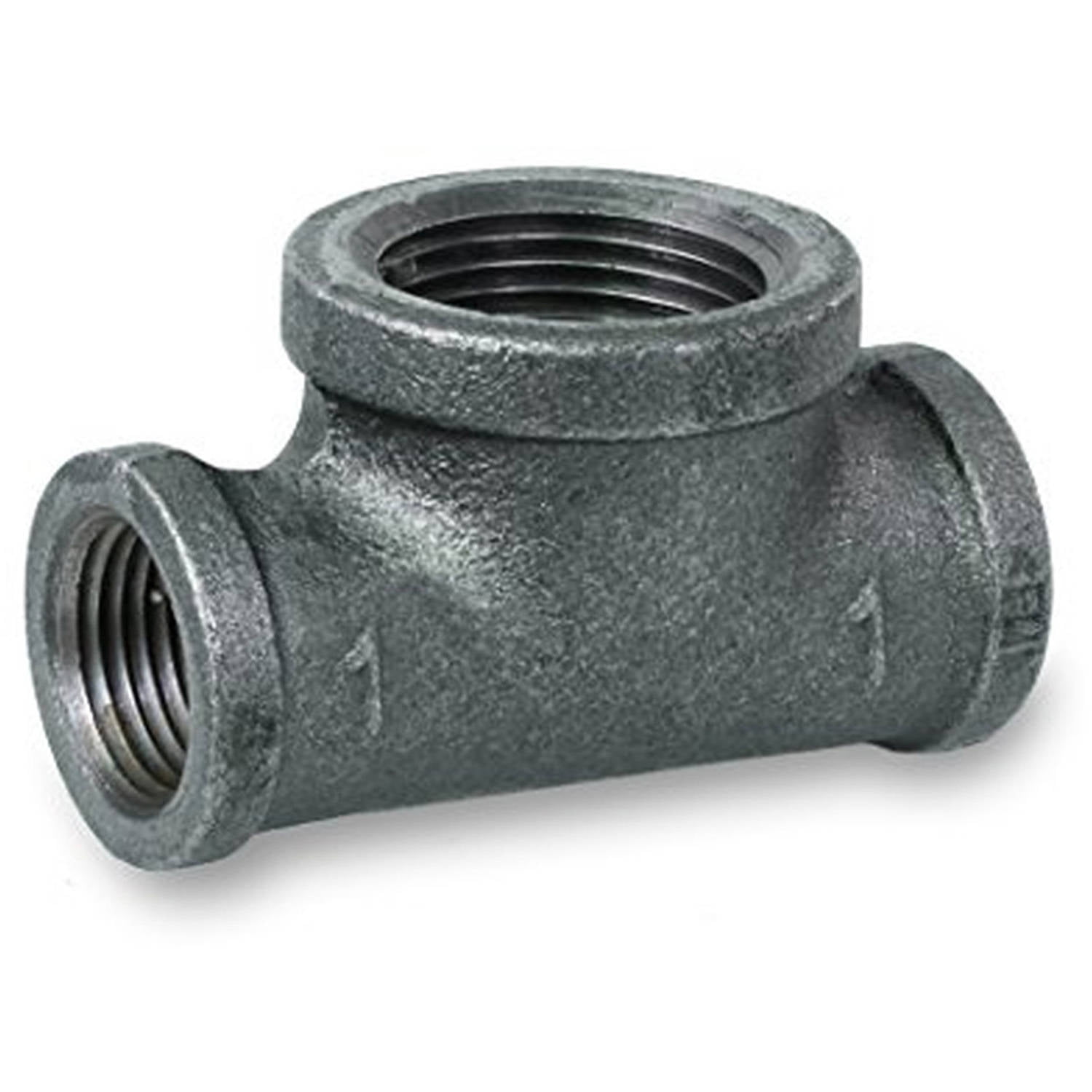 Supply Giant BMBT0120 Black Malleable Bull Head Tee Fitting with Female ...