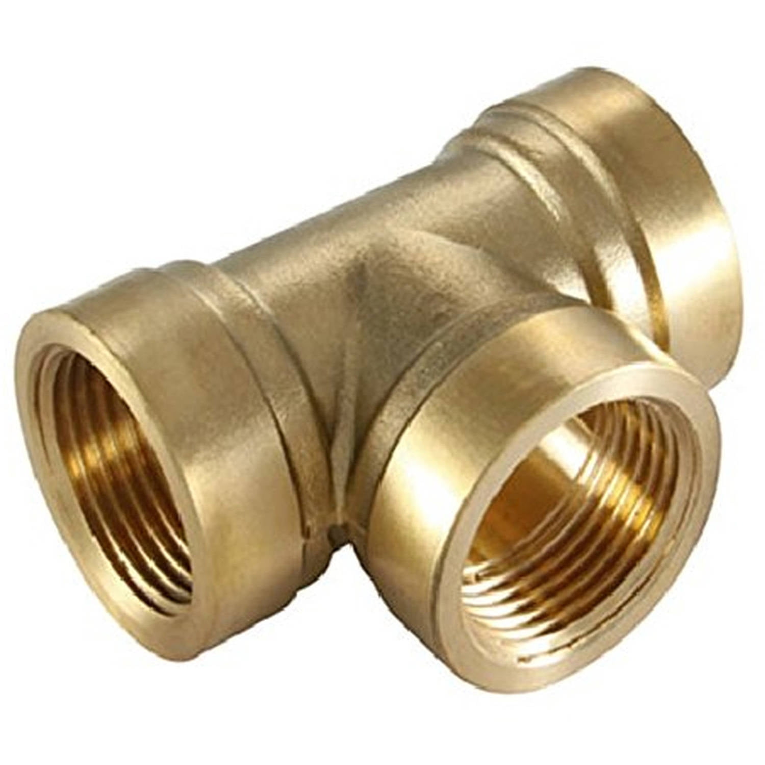 Supply Giant BRTE0100-NL 1" Brass Tee, Lead Free - Walmart.com