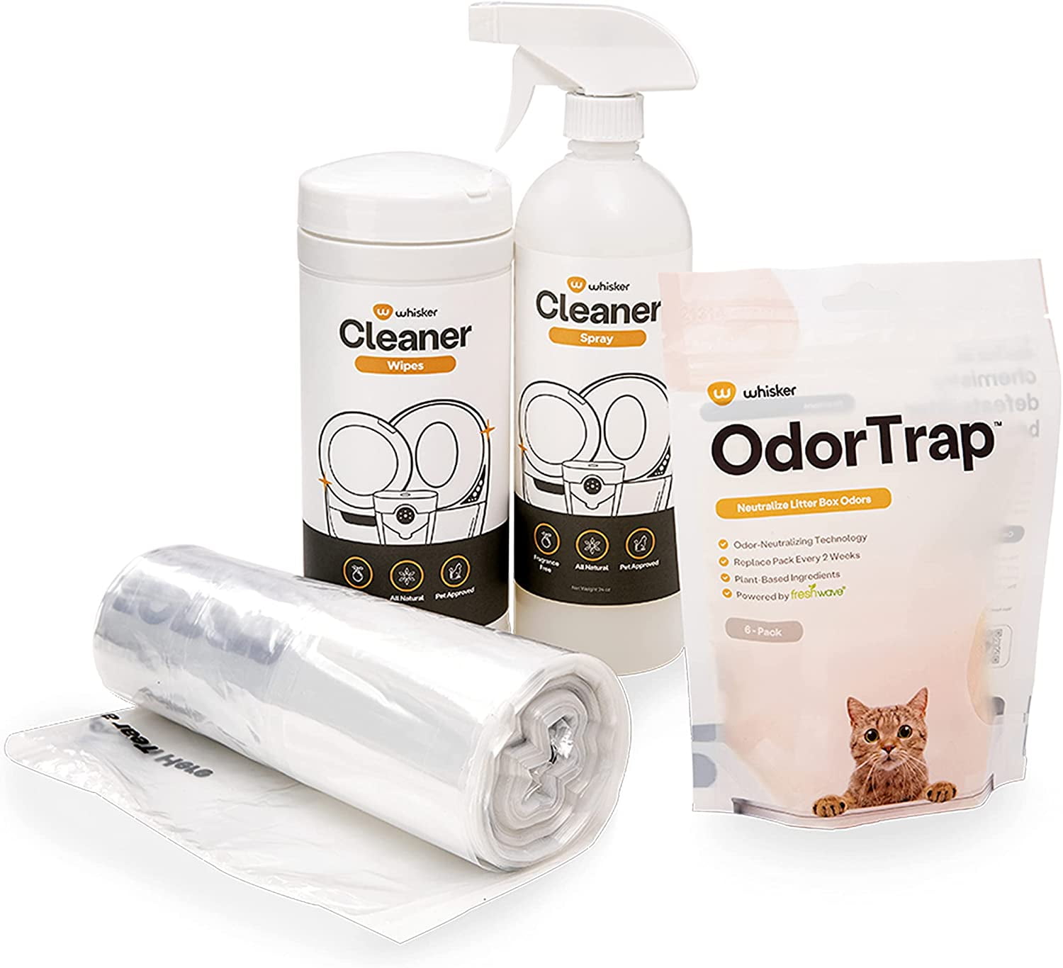 Supply Kit by Whisker - Includes 30 Cleaner Wipes, 25 Waste Drawer ...