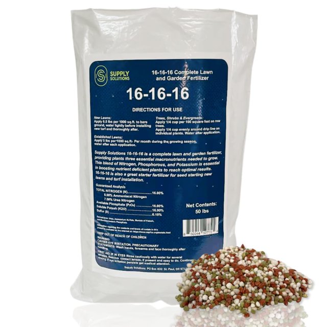 Supply Solutions 16-16-16 Complete Lawn & Garden All Purpose Granular ...