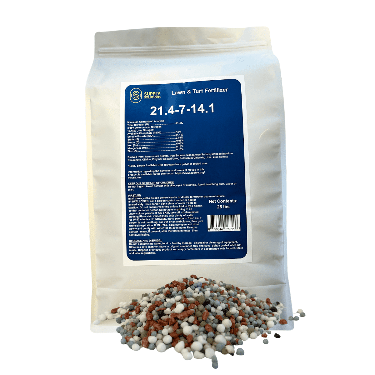 Supply Solutions 21.4-7-14.1 Lawn and Turf Fertilizer - Plant Food for ...