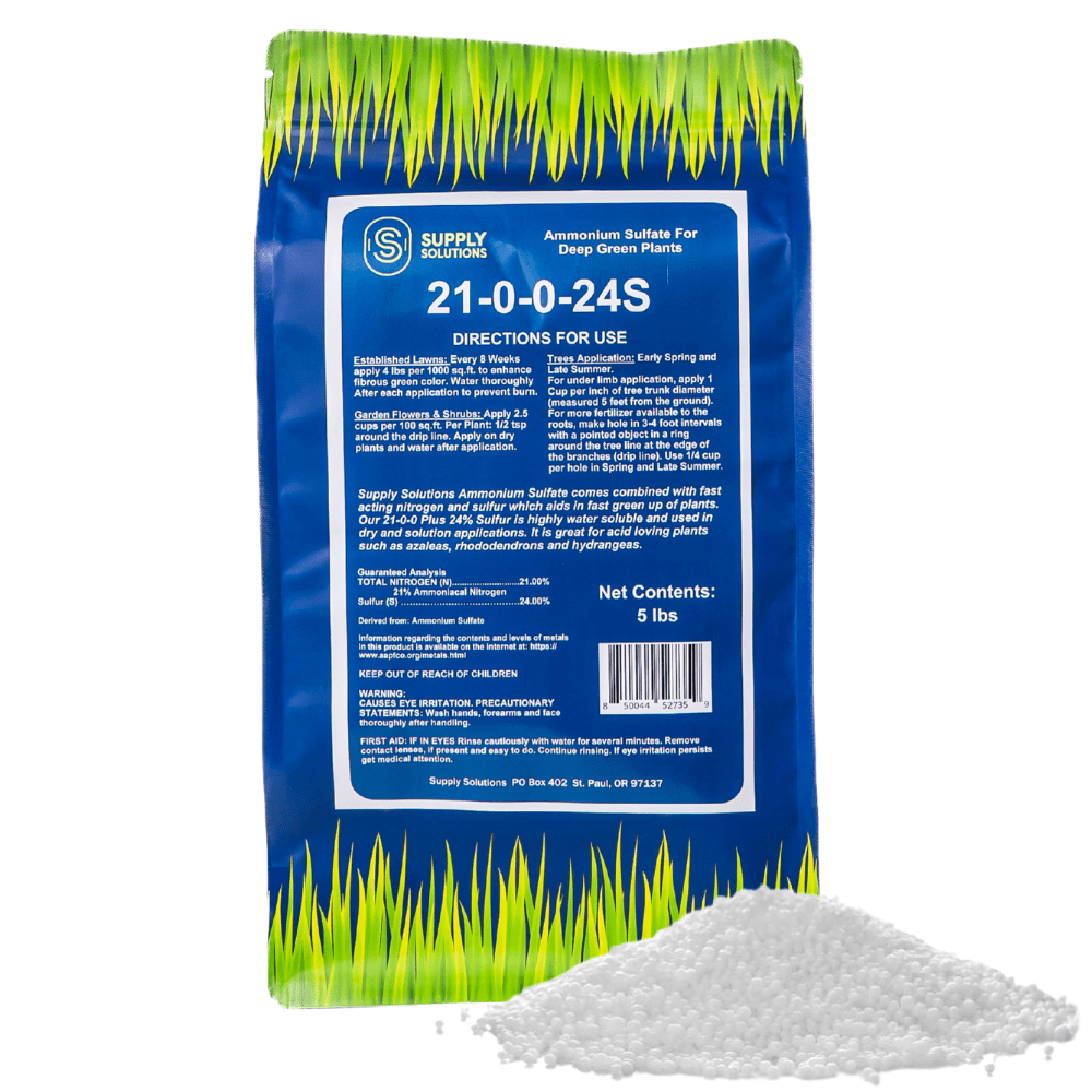 Supply Solutions Ammonium Sulfate Fertilizer, 21-0-0 Formula, Deep ...