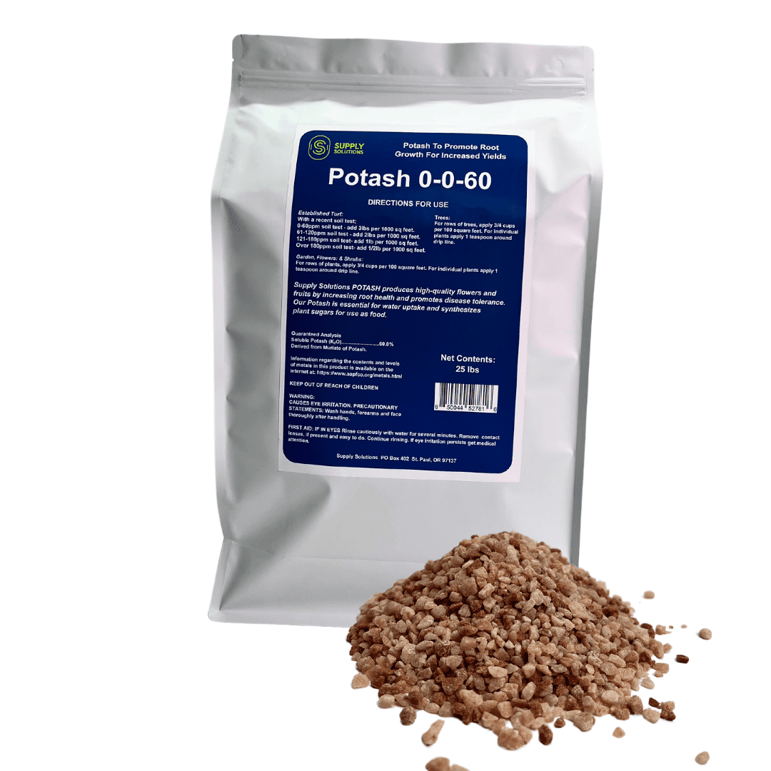 Supply Solutions Muriate of Potash 0-0-60 Fertilizer, High Potassium Fertilizer, Potassium for ...