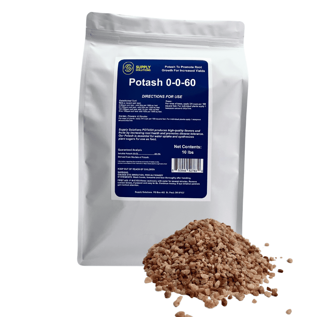 Supply Solutions Muriate of Potash 0-0-60 Fertilizer, High Potassium Fertilizer, Potassium for ...