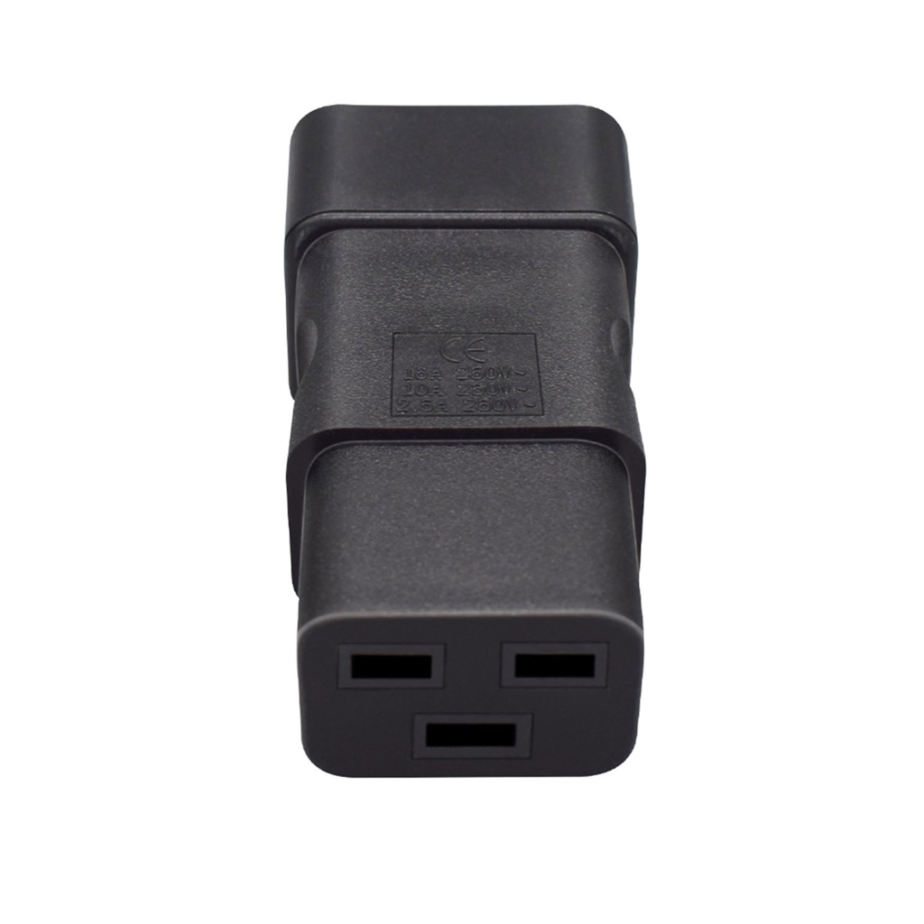Support 100-250V 10A C20 to C19 Male Female to Power Adapter Extension ...