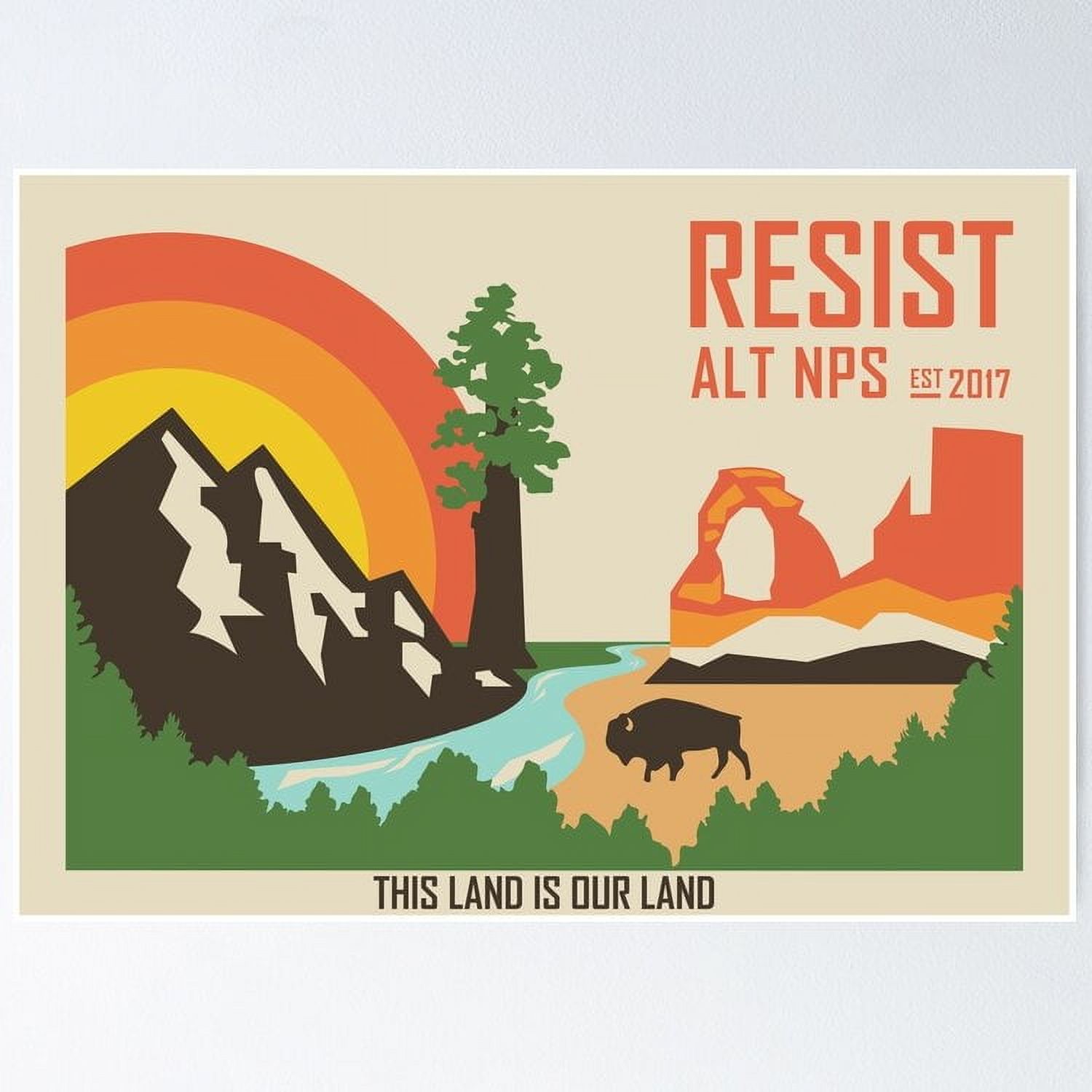Support ALT NPS Poster, 8x12 UNFRAMED - Walmart.com