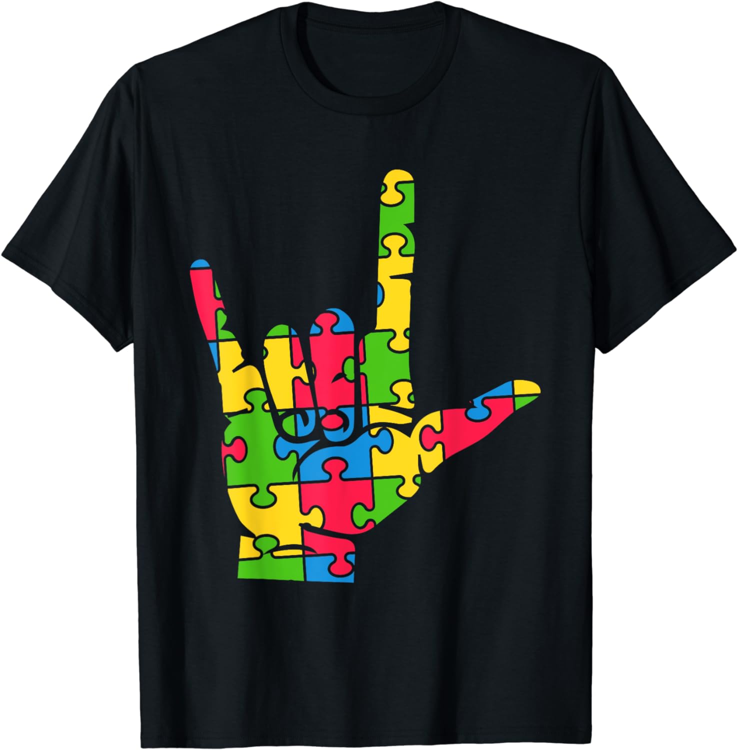 Support Autism Love Sign Language Shirt, Boys Girls Kids ASL T-Shirt ...