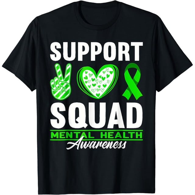 Support Awareness Squad I Depression & Mental Health T-Shirt - Walmart.com