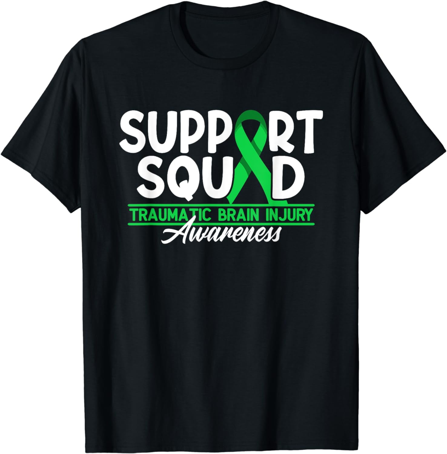 Support Awareness Squad I TBI Traumatic Brain Injury T-Shirt - Walmart.com