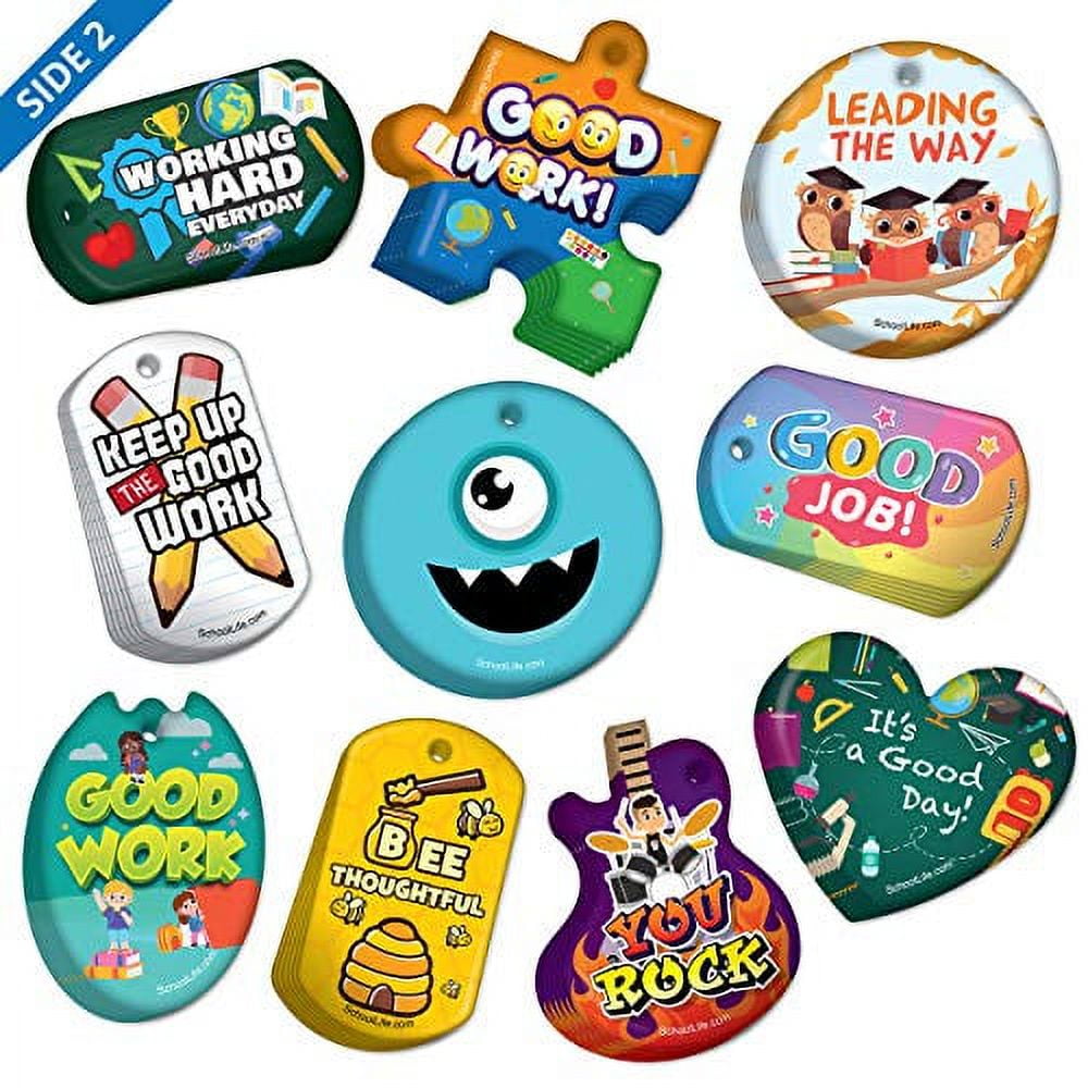 Support, Build, & Recognize Positive Student Behavior Brag Tag Value ...