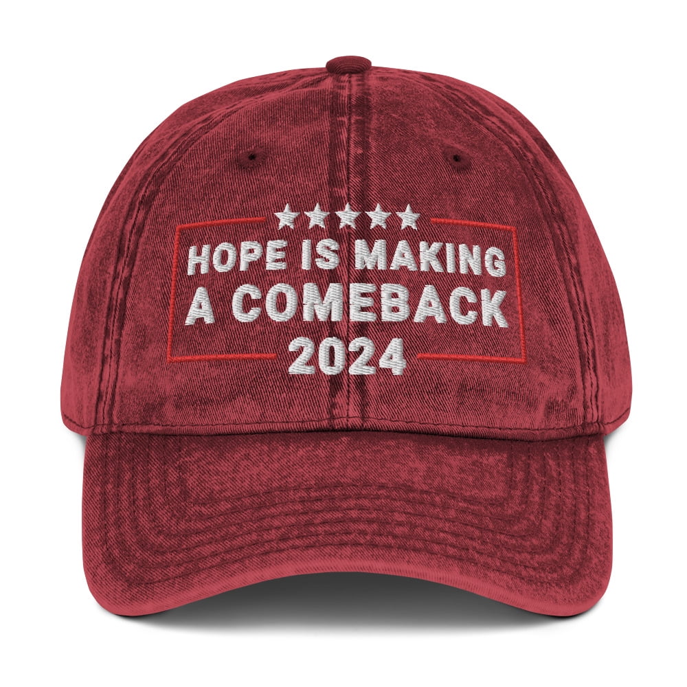 Support Democrat Harris Walz Embroidered Vintage Cap, HOPE is making a ...