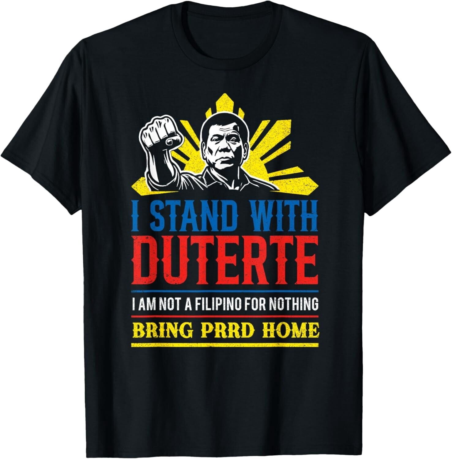 Support Duterte – Stand with Duterte Against ICC Charges T-Shirt unisex ...