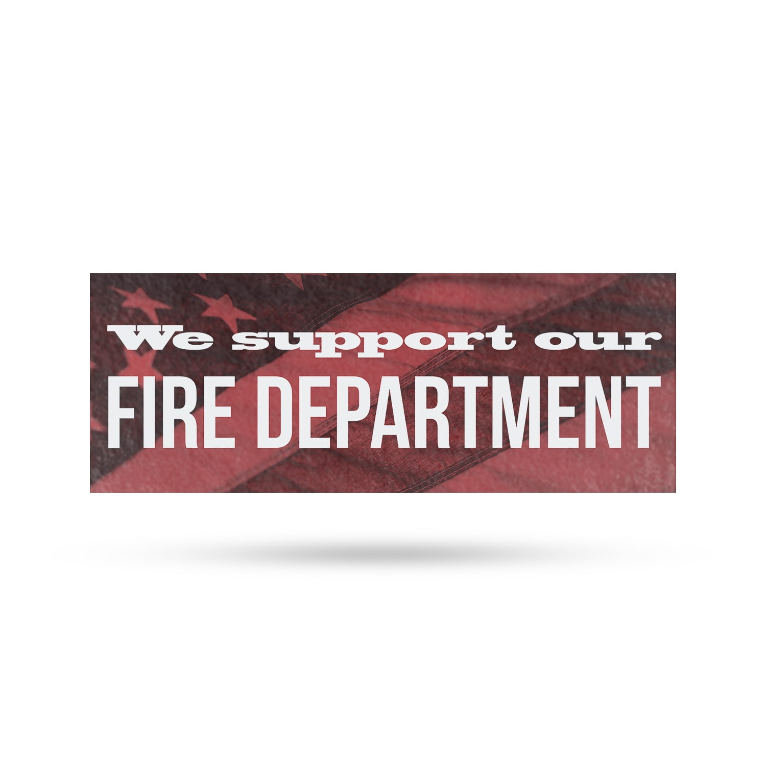 We Support our Fire Department Vinyl Decal 24 Inch x 9 Inch ...