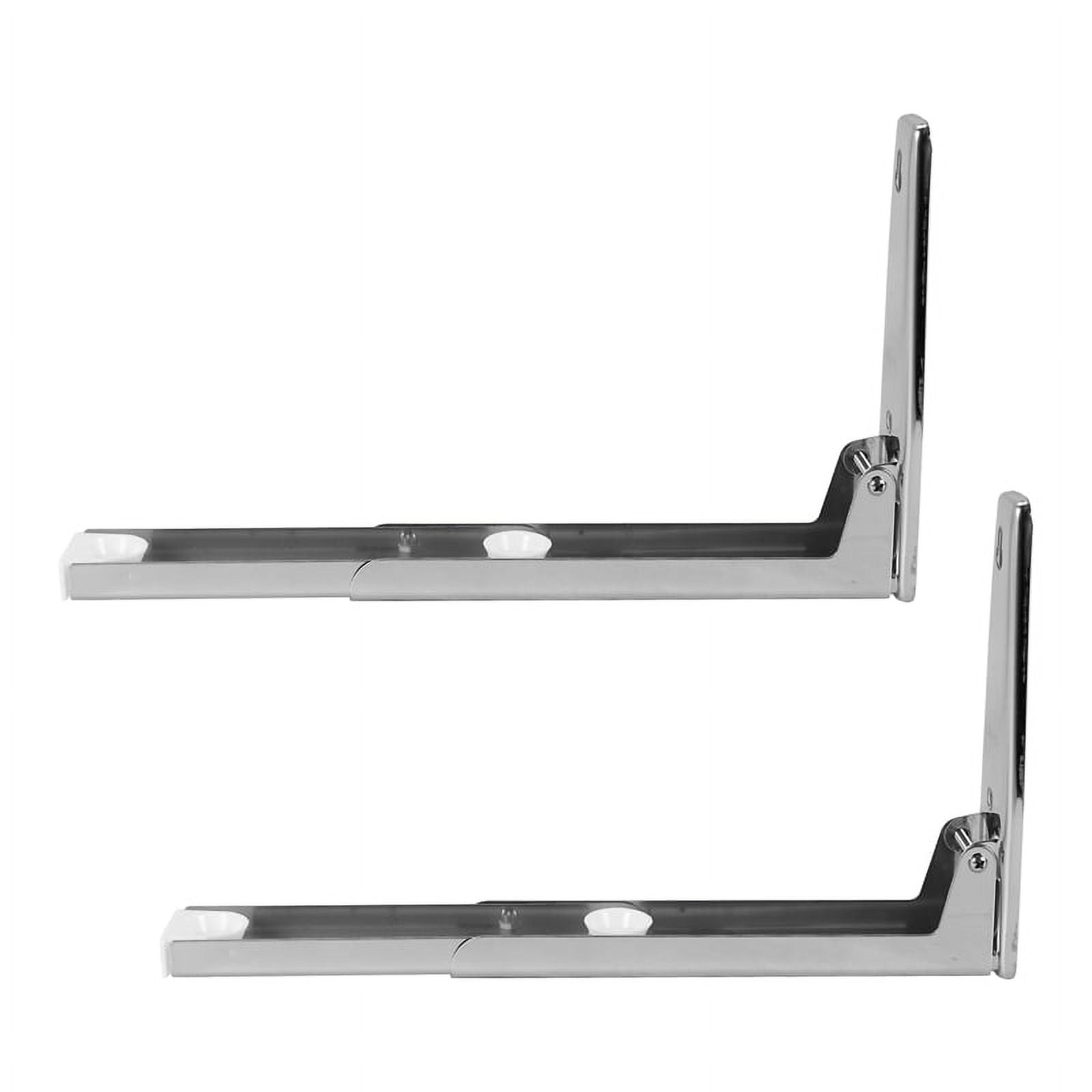 Support Frame Steel Foldable Stretch Shelf Rack Microwave Oven Wall ...