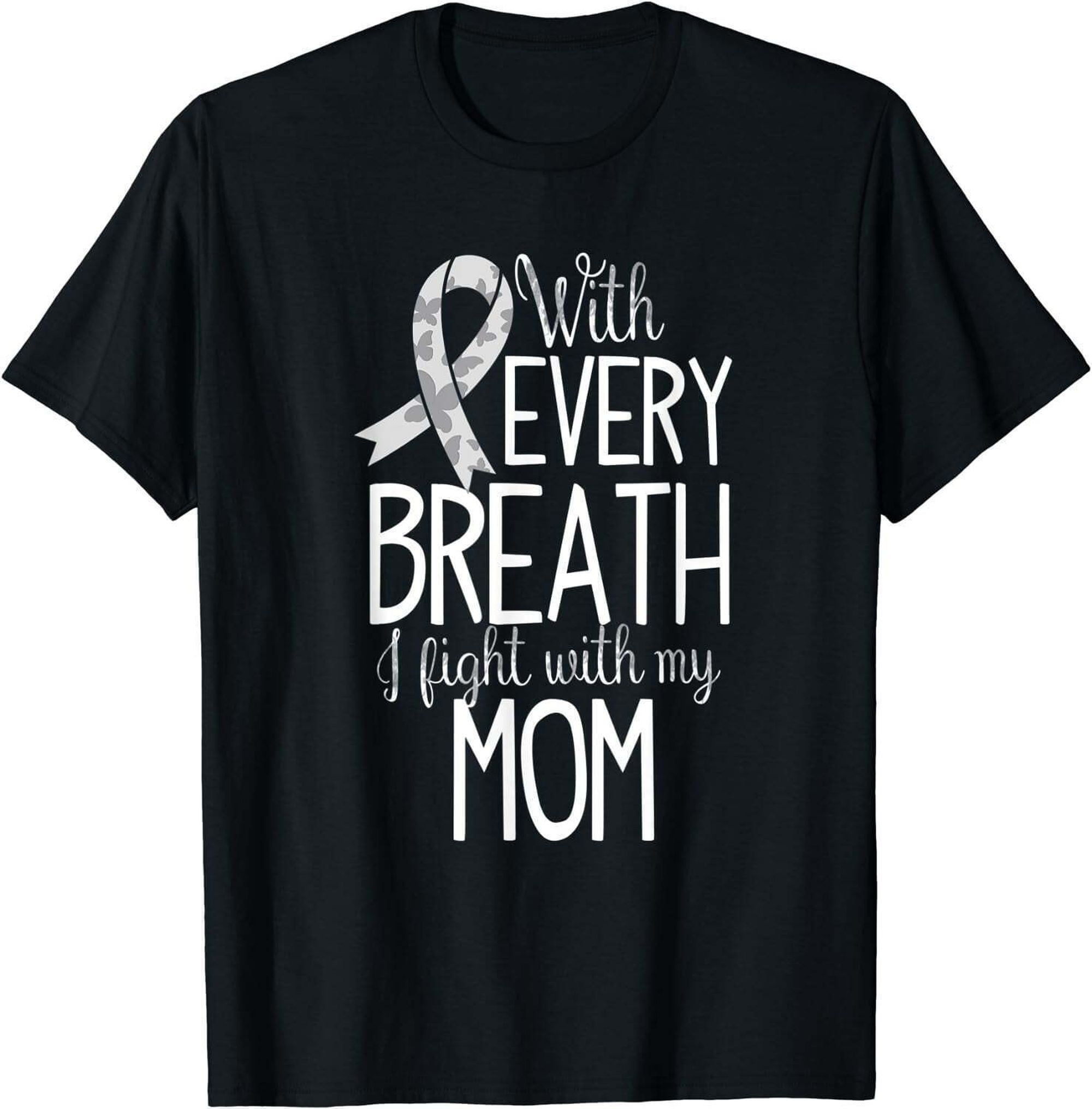 Support Mom's Fight Against Lung Cancer with Awareness T-Shirt for ...