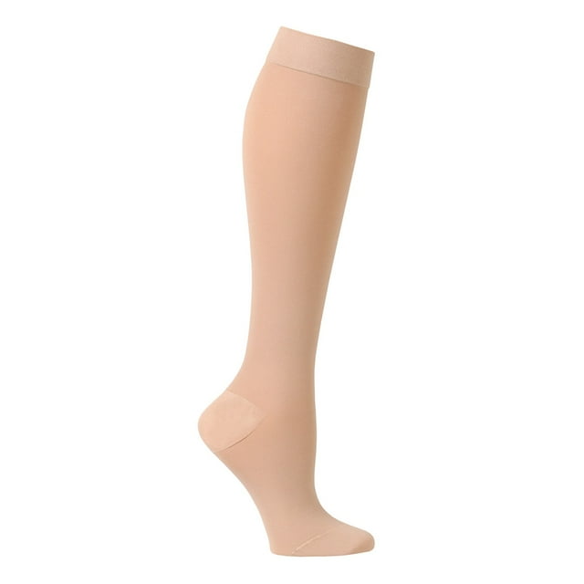 Support Plus Womens Firm Compression Hose - Opaque Knee High Petite ...