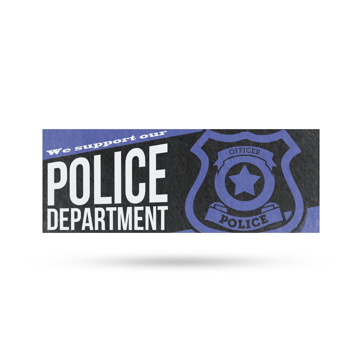 We Support our Police Department Vinyl Decal 12 Inch x 5 Inch ...
