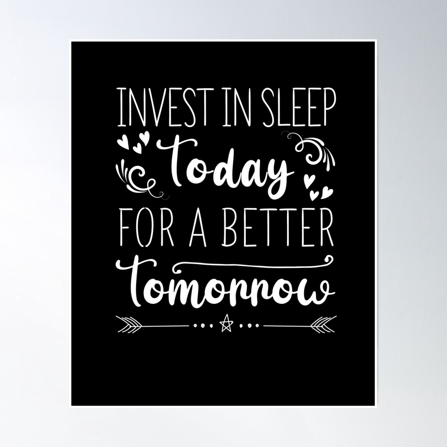 Support Sleep Deprived Mom Life Self Care Mental Health Poster Wall Art ...
