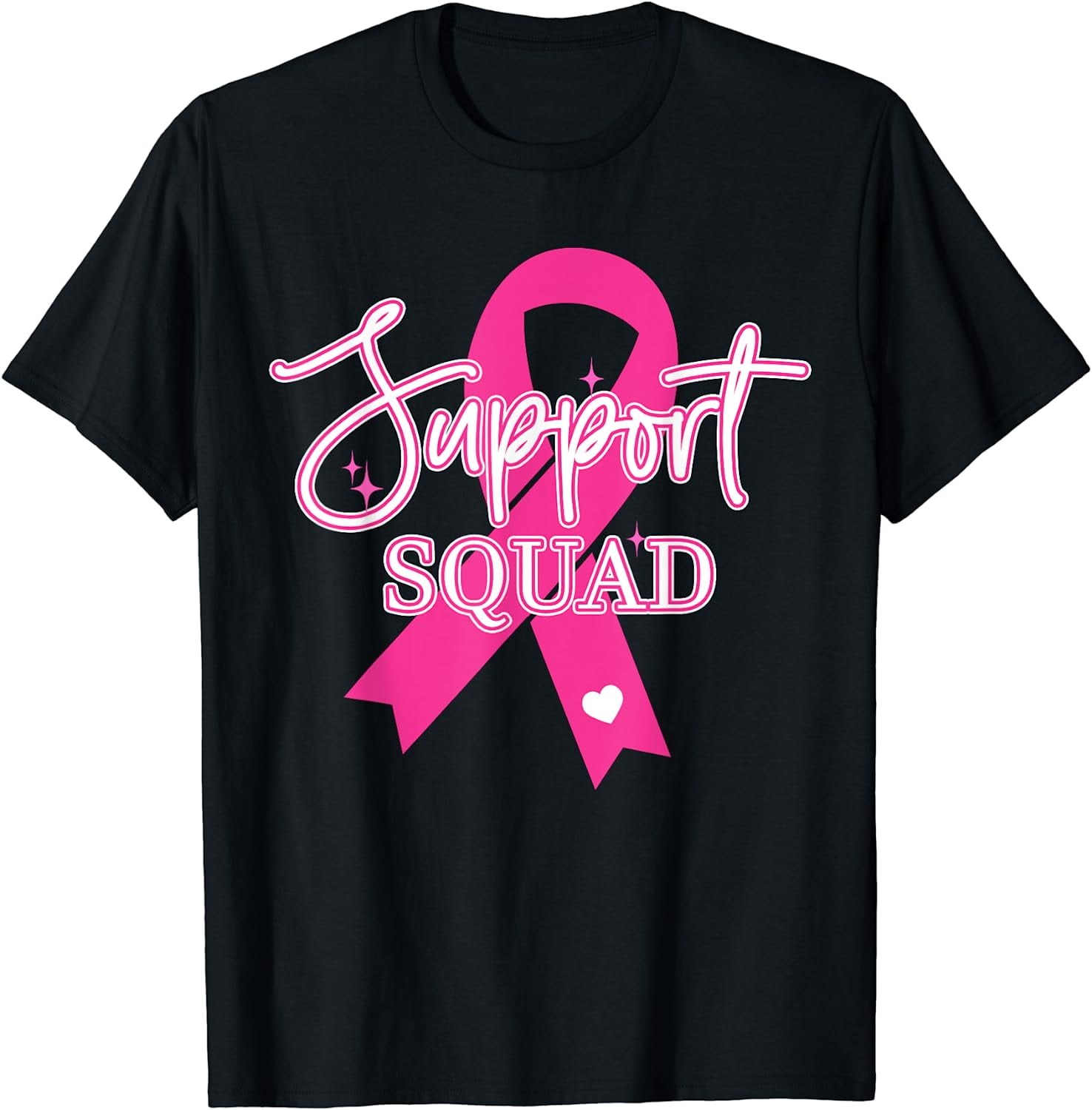 Support Squad Breast Cancer - Support Squad T-Shirt Black Small ...