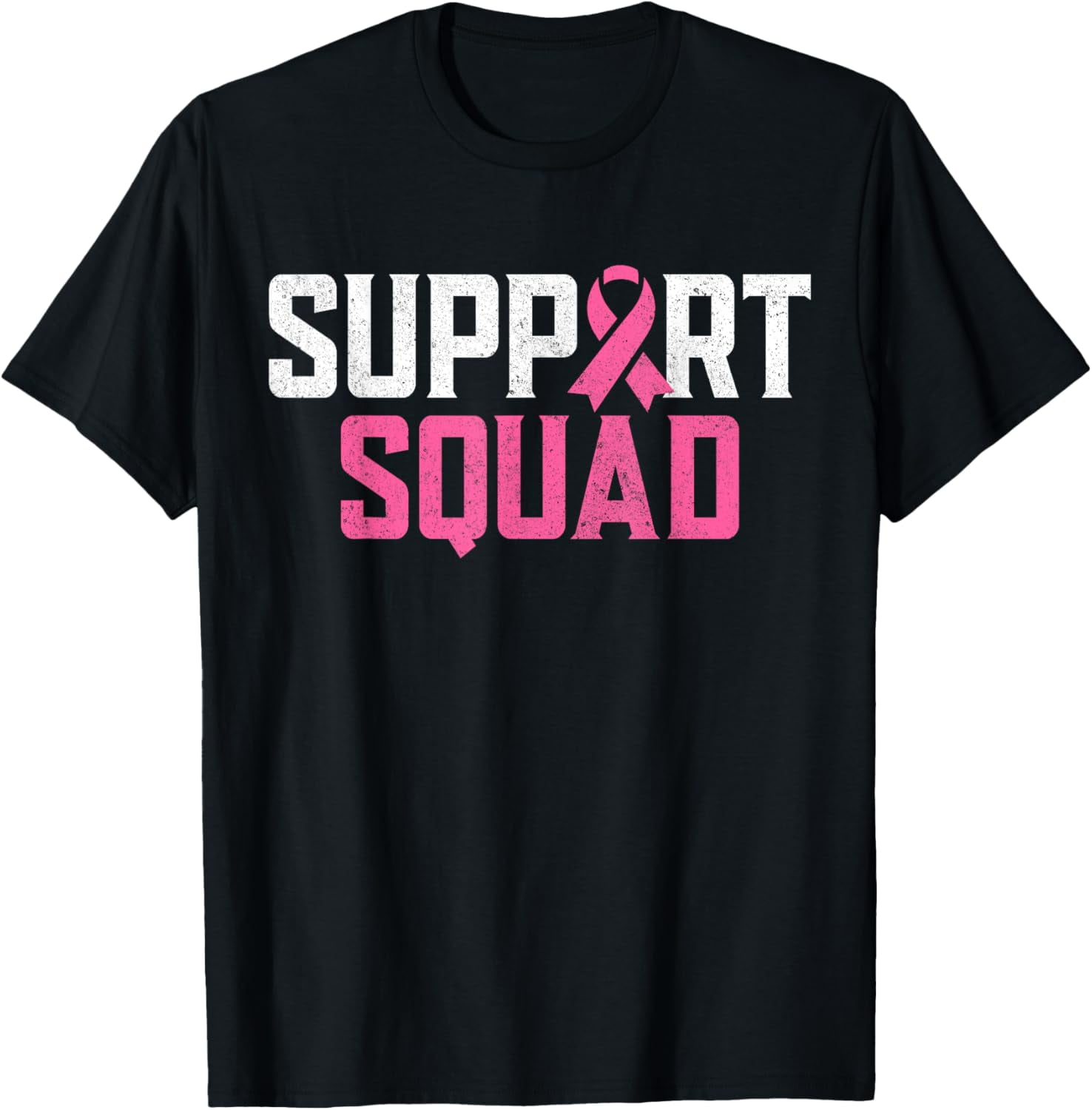 Support Squad Breast Cancer Warrior Breast Cancer Awareness T-Shirt ...