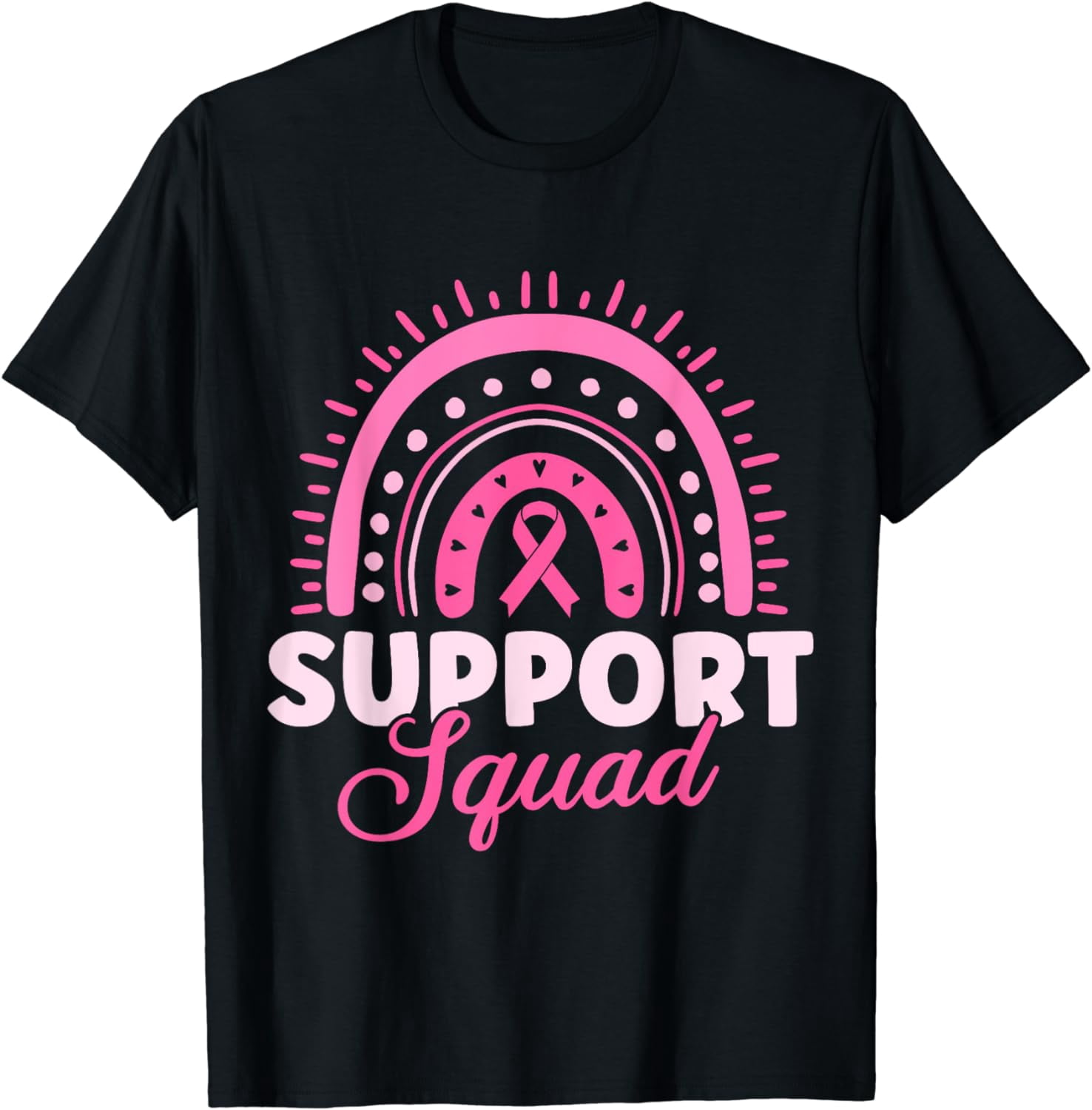 Support Squad Breast Cancer Warrior T-Shirt - Walmart.com