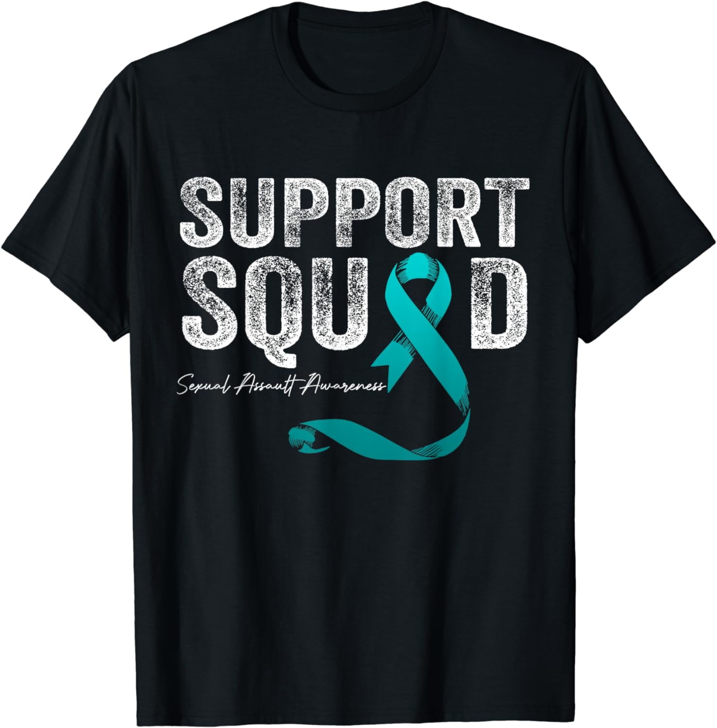 Support Squad Sexual Assault Awareness Month Support Victim T-Shirt ...