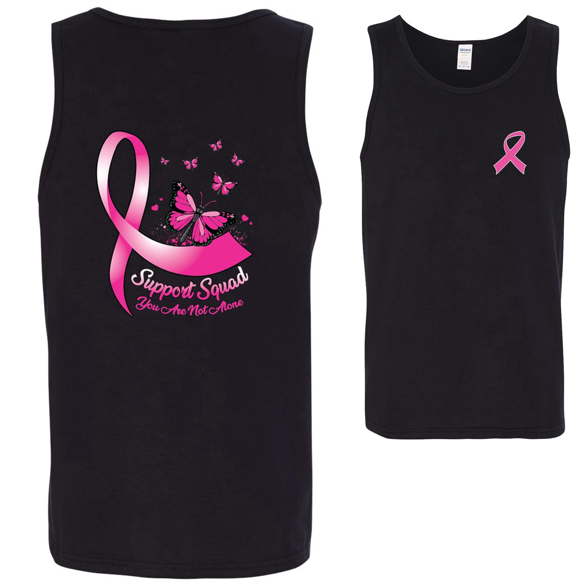Support Squad You Are Not Alone Butterfly Ribbon Breast Cancer ...
