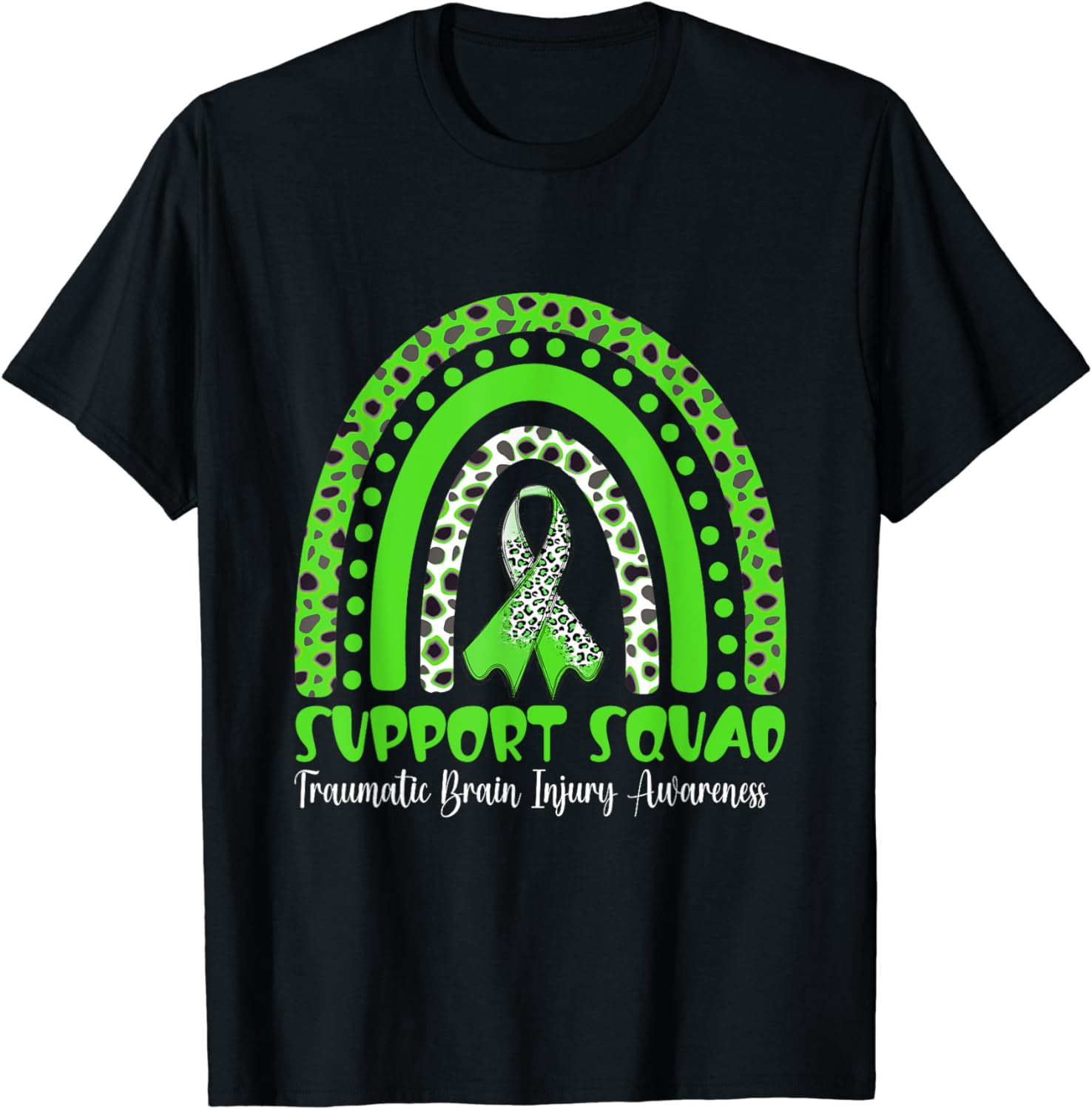 Support Team Squad Traumatic Brain Injury Awareness T-Shirt - Walmart.com
