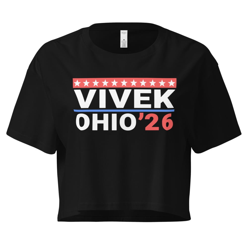 Support Vivek 2026 Governor Election Women’s Crop Top, Vivek Ramaswamy ...