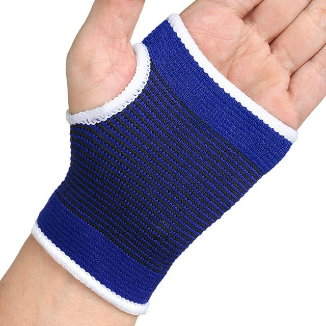 Support Wrist Gloves Hand Gear Protector Elastic Brace Gym Sports ...