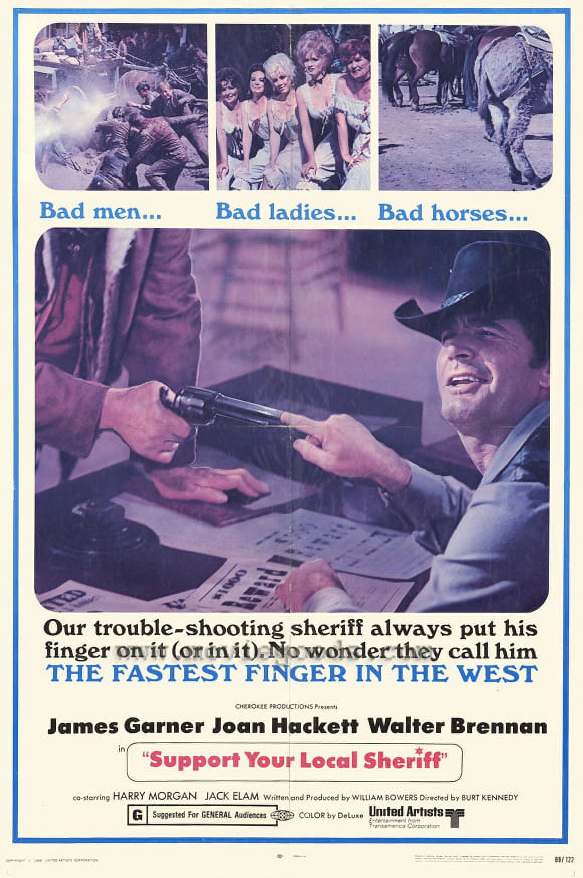 Support Your Local Sheriff Poster Movie 27 x 40 In - 69cm x 102cm James ...