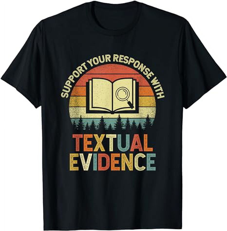 Support Your Response With Textual Evidence Book Vintage T-Shirt ...