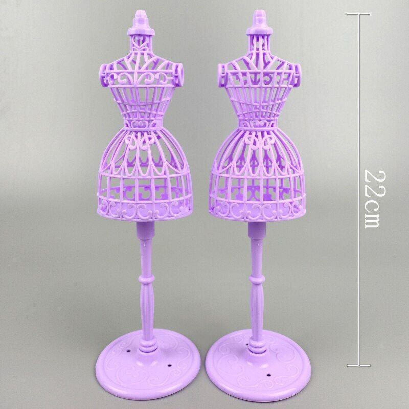 Support for 1/6 Mini Doll Clothes Outfits Dress Mannequin Display ...