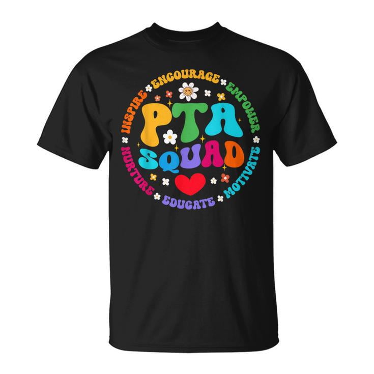Supporter PTA Squad T-Shirt, Fun School Volunteer Graphic Tee, Perfect Shirt for Proud Parent ...