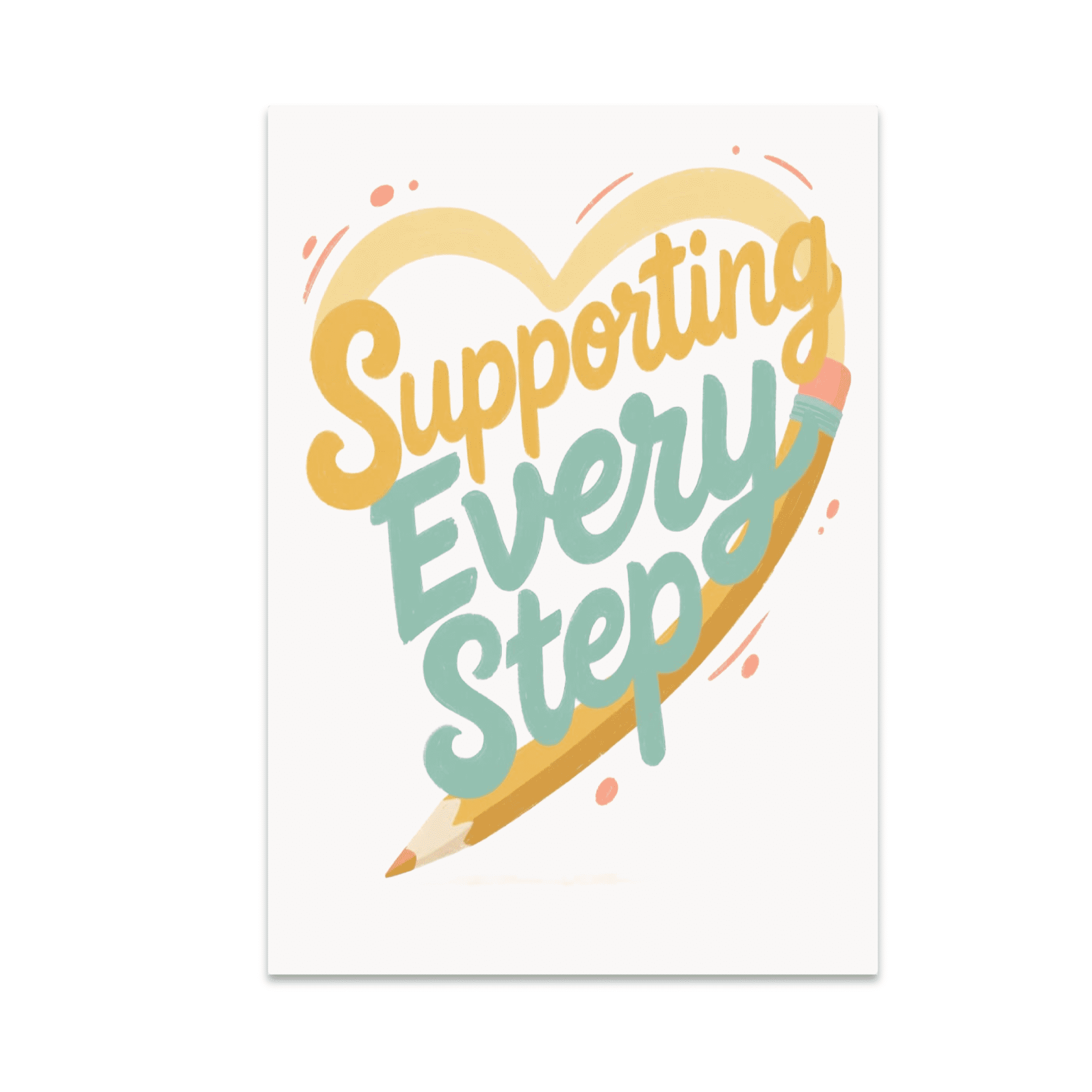 Supporting Every Step - Paraprofessional Wall Art - 13x19 Poster Print ...