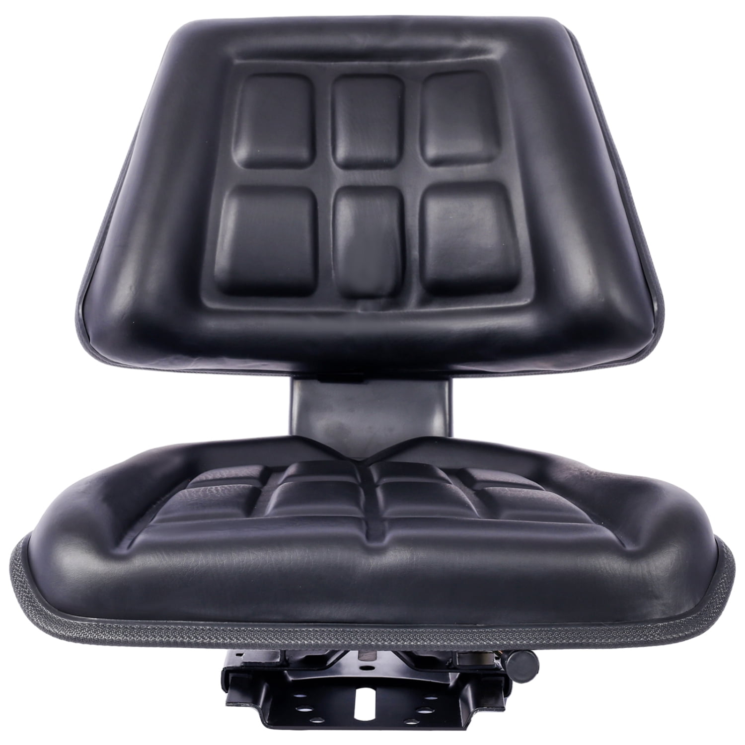 Supportive Adjustable Black Steel/PVC Tractor Seat with Sliding Track ...