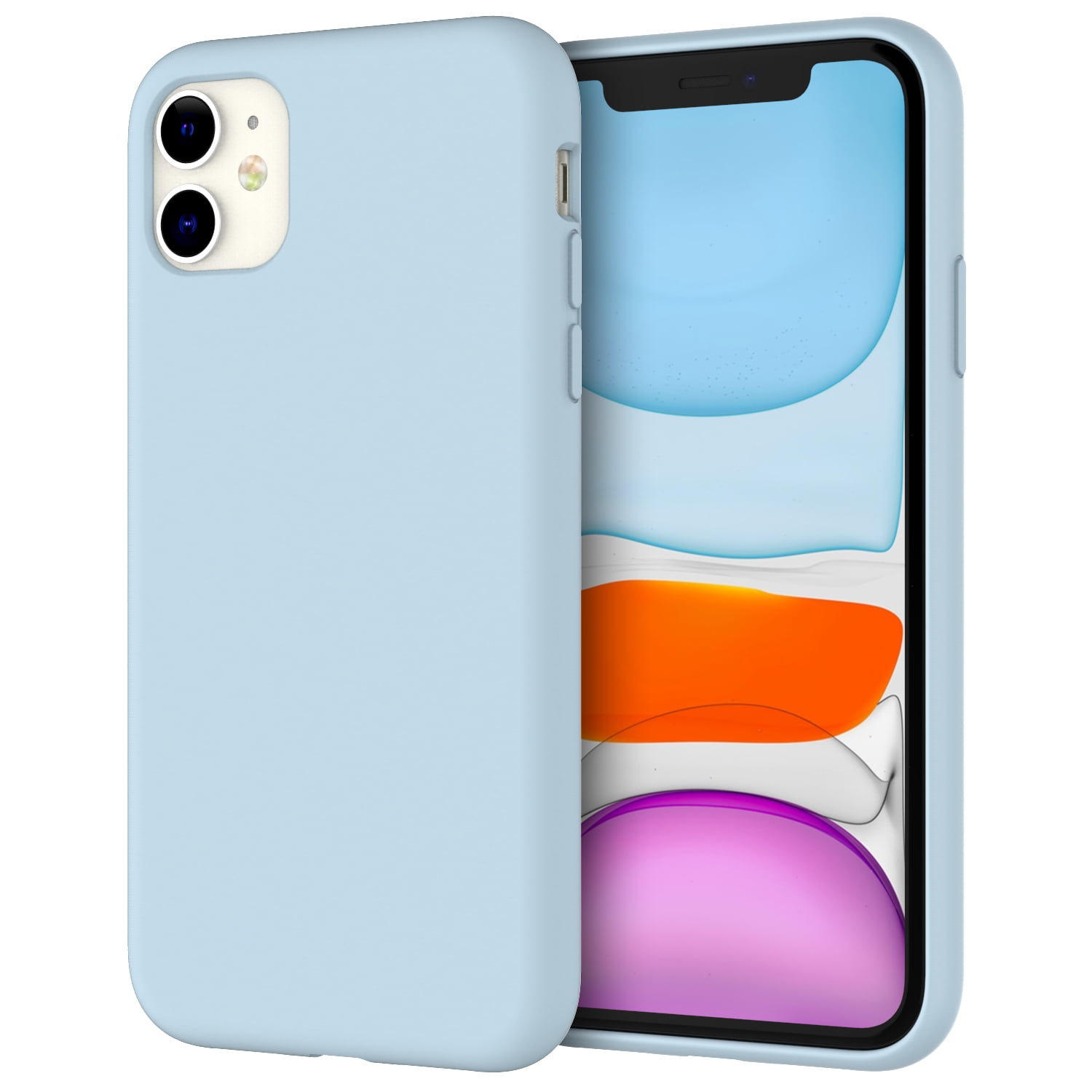 SuprJETech Silicone Case for Apple iPhone 11 (2019) 6.1-Inch, Silky ...