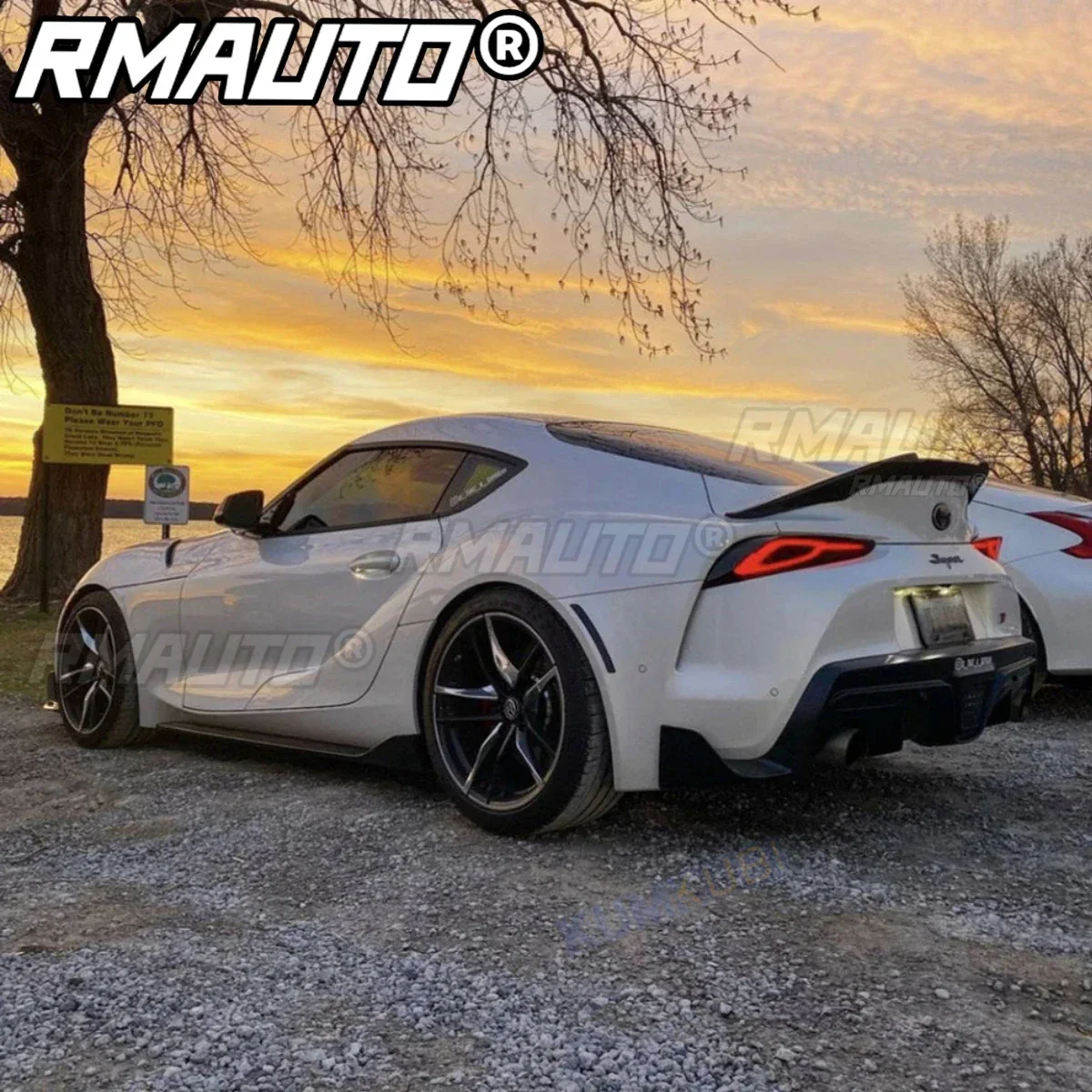 Supra A90 A91 Rear Spoiler Real Carbon Fiber Wing Trunk Boot Lip For ...