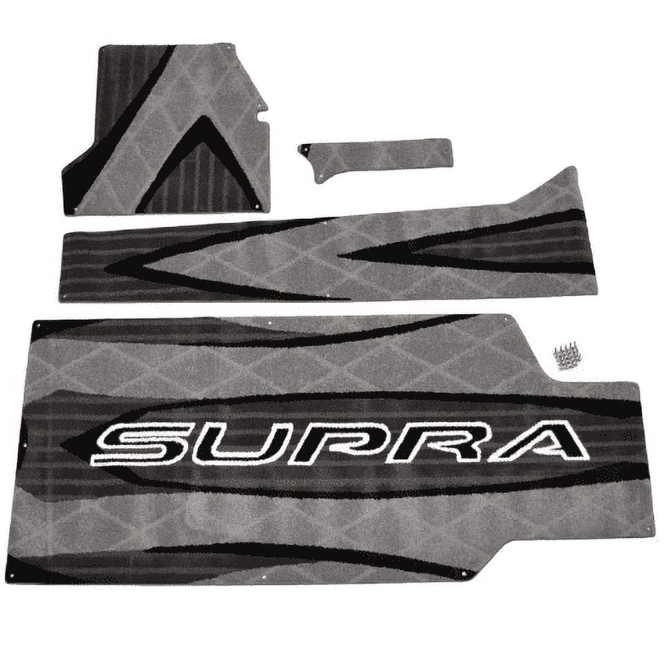 Supra Boat Carpet Runner 115315 | Snap In Two Toned Gray (4 PC Set ...