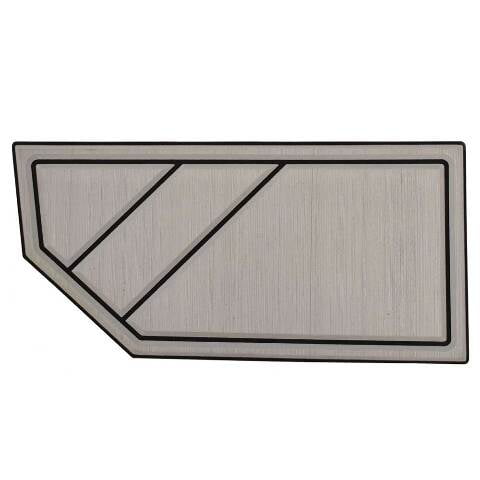 Supra Boat Non-Skid Deck Mat | Foot Step 22 1/2 x 11 Inch Gray Black ...