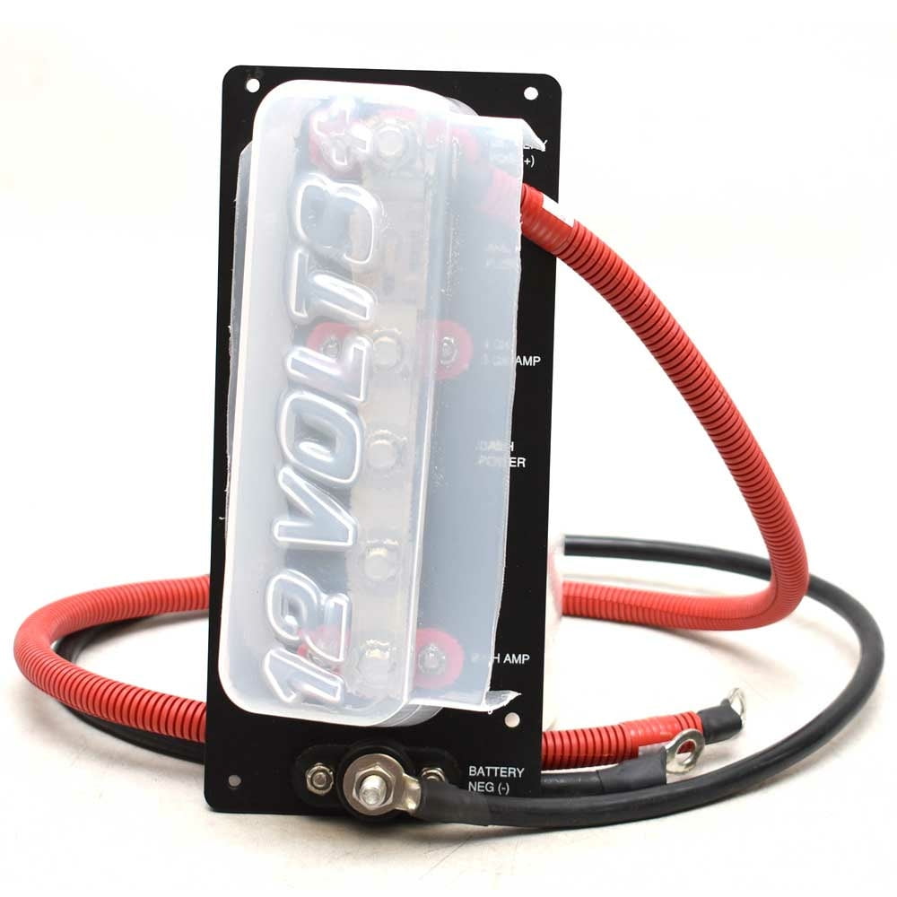 Supra Boat Terminal Block Busbar | 6 Terminal 12 Volt 200 Amp - Walmart.com